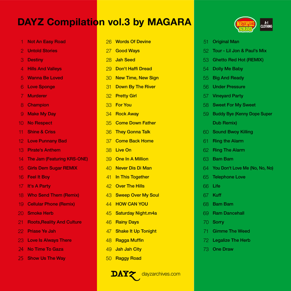 A PLAYLIST BY MAGARA, DAYZ Compilation vol.3 – DAYZ ARCHIVES